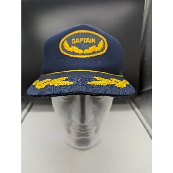 Snap-Back | Accessories | Vintage Captain Snapback Trucker Foam Mesh ...